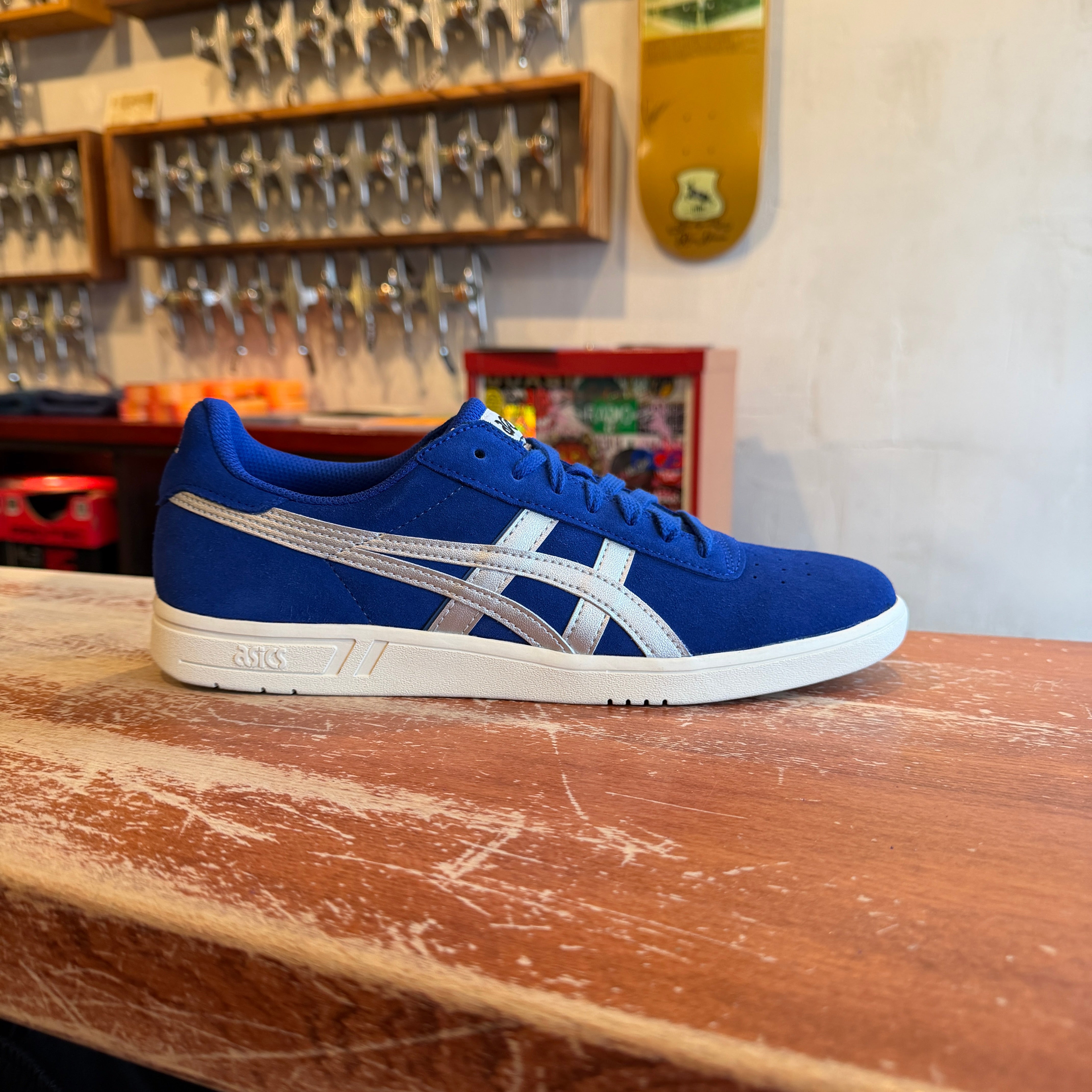 Asics - GEL-Vickka Pro Prussian Blue/Pure Silver – Radio Skateshop